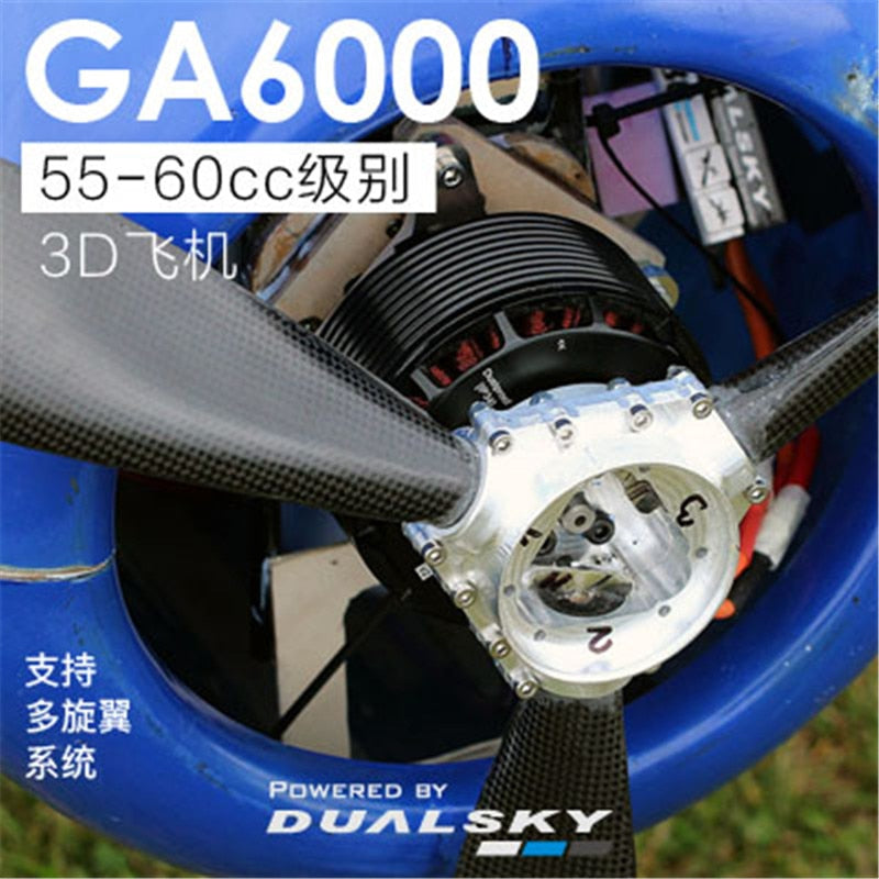 DUALSKY GA6000 GA6000.S 160KV 180KV V2 High-power Brushless Motor Fixe ...