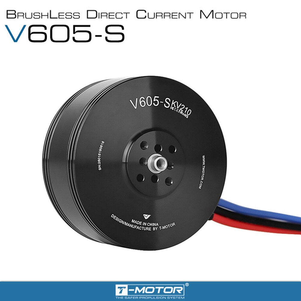 T-motor V-Type V605 KV210 12S Outrunner V605-S Brushless Motor For Mul ...